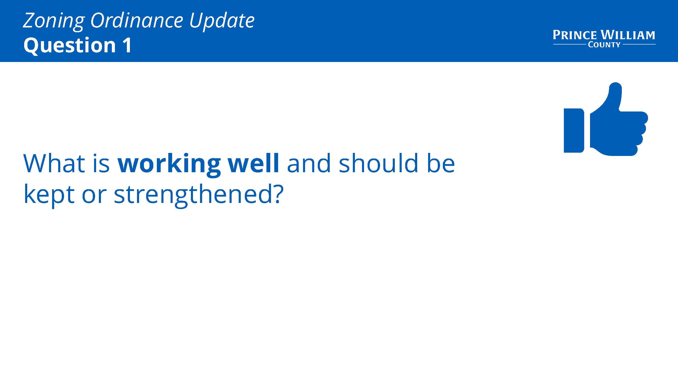 Comprehensive Zoning Ordinance Update